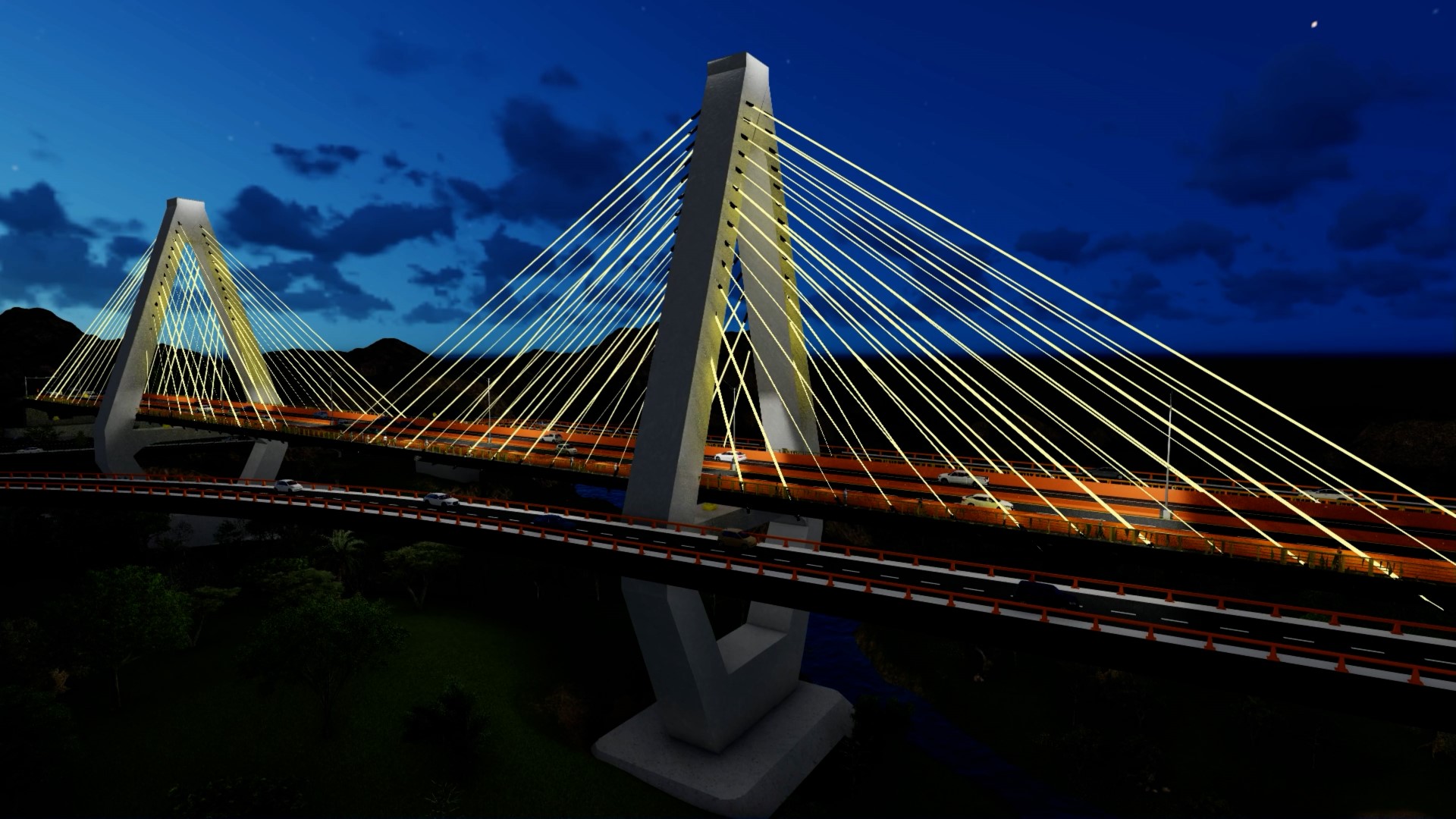UNA INGENIERÍA VALENCIANA DISEÑA UNO DE LOS MAYORES PUENTES ATIRANTADOS ...
